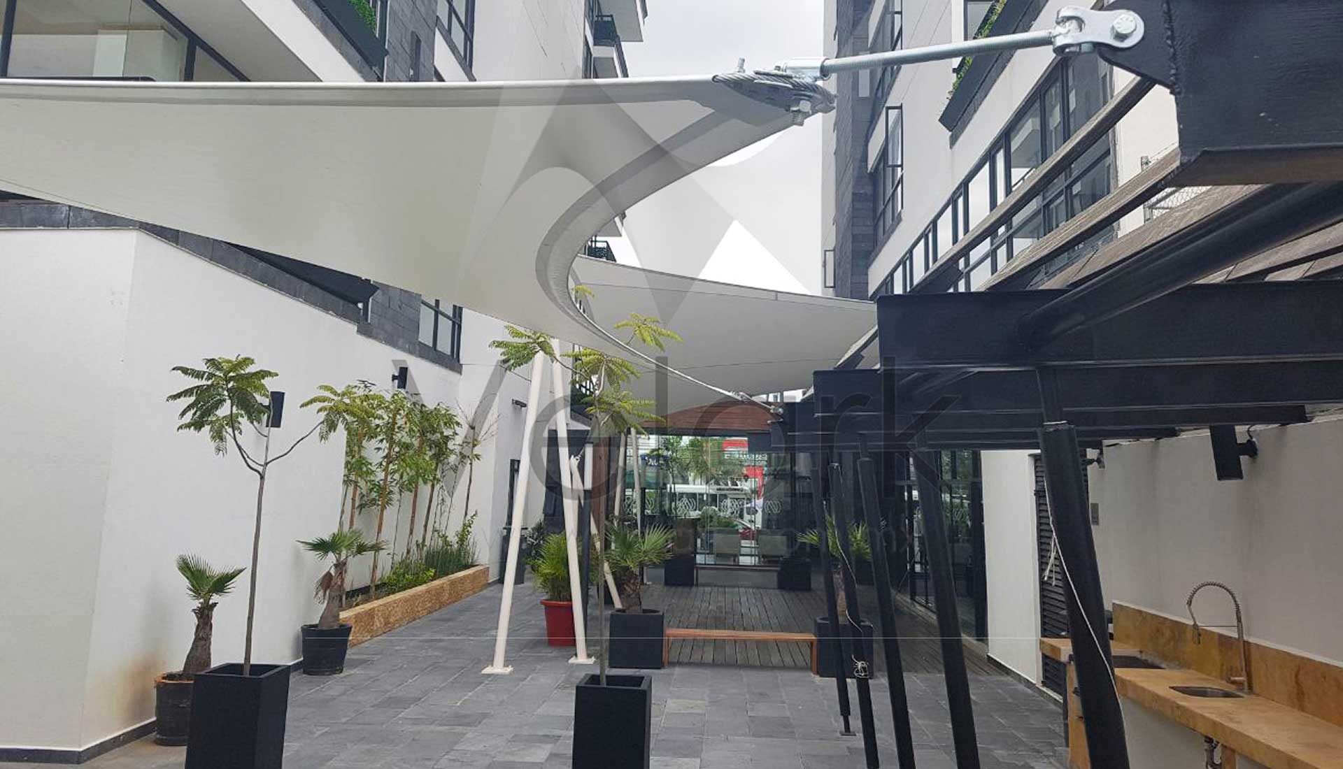 Velarias | Techos Economicos para Terrazas | Membranas Arquitectonicas ...